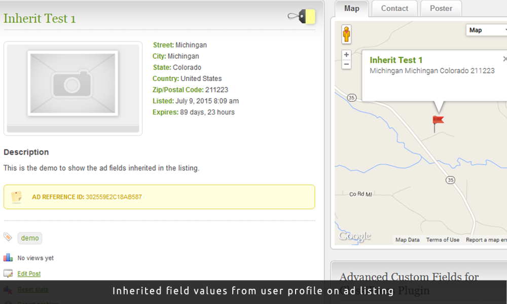Advanced Custom Fields ClassiPress Plugin