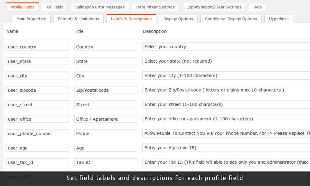 Advanced Custom Fields ClassiPress Plugin
