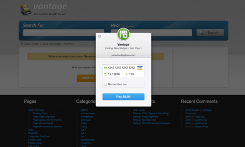 Stripe WordPress Payment Gateway Plugin