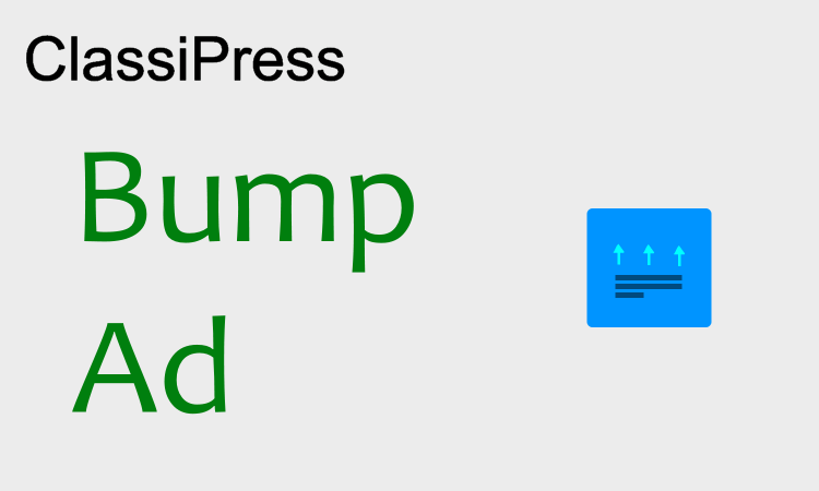 Bump Ad Plugin for ClassiPress