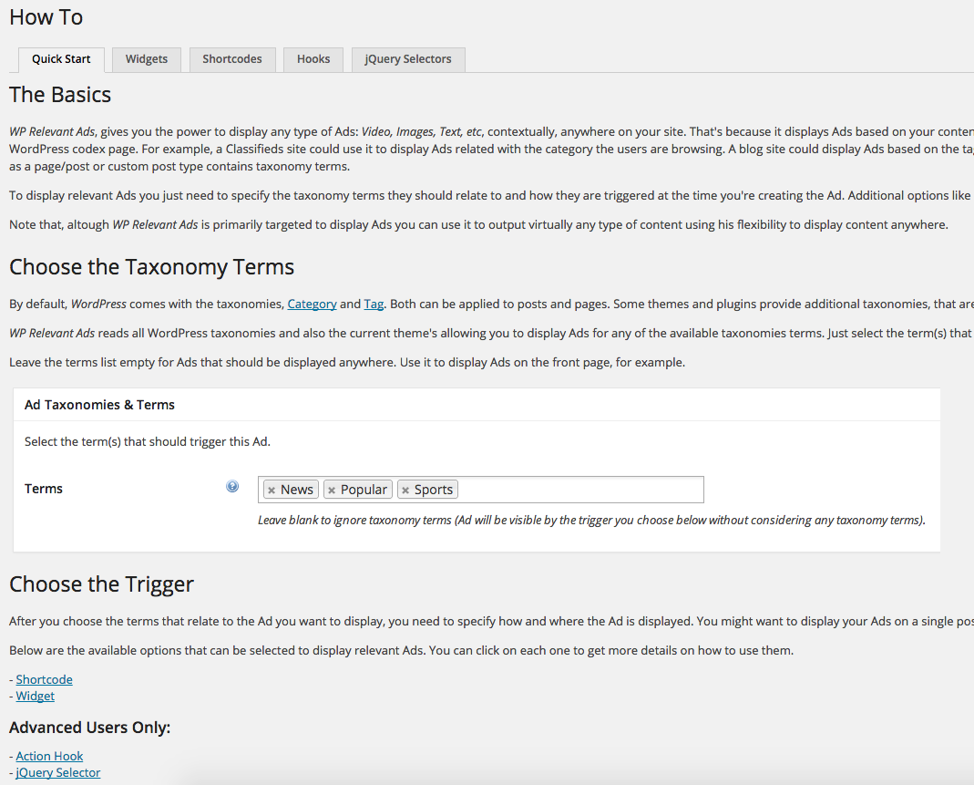 WP Relevant Ads for ClassiPress WordPress Plugin