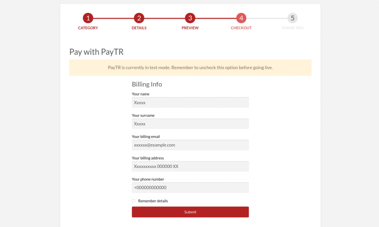 PayTR Payment Gateway | AppThemes Marketplace